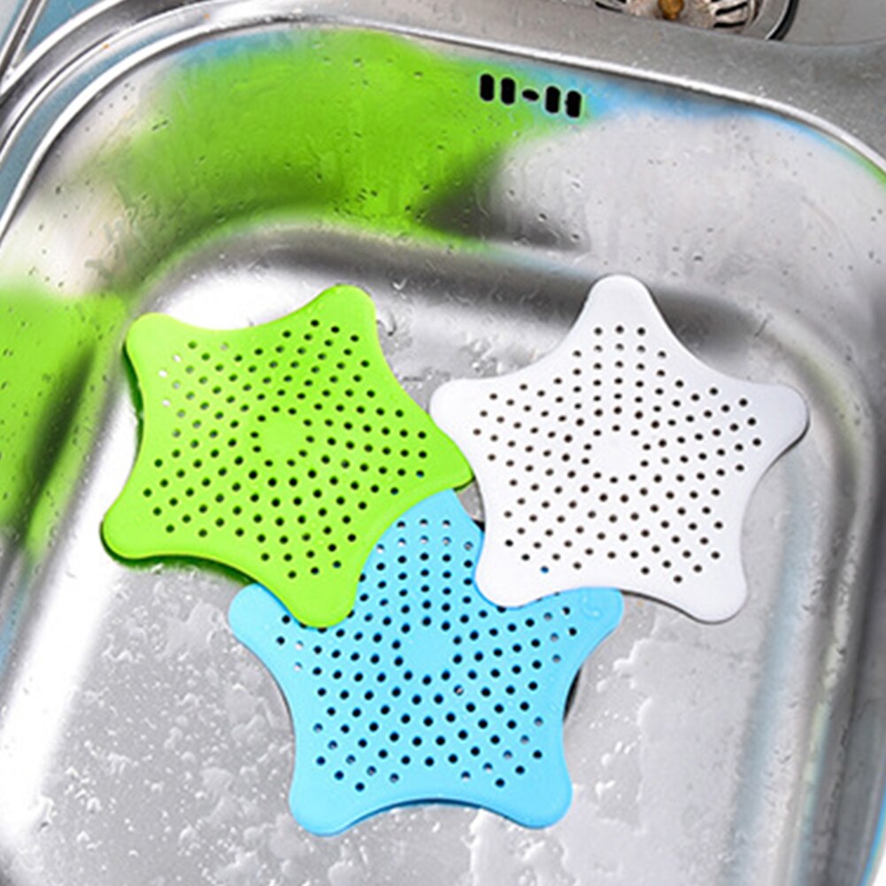 Five-Pointed Star Kitchen Shower Anti-Clogging Floor Drain Filter Sink ...