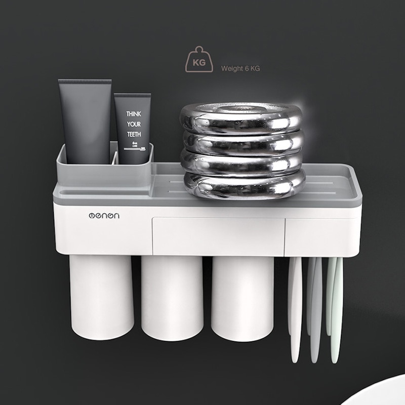 Bathroom Accessories Set Toothbrush Holder Wall Mo... – Grandado