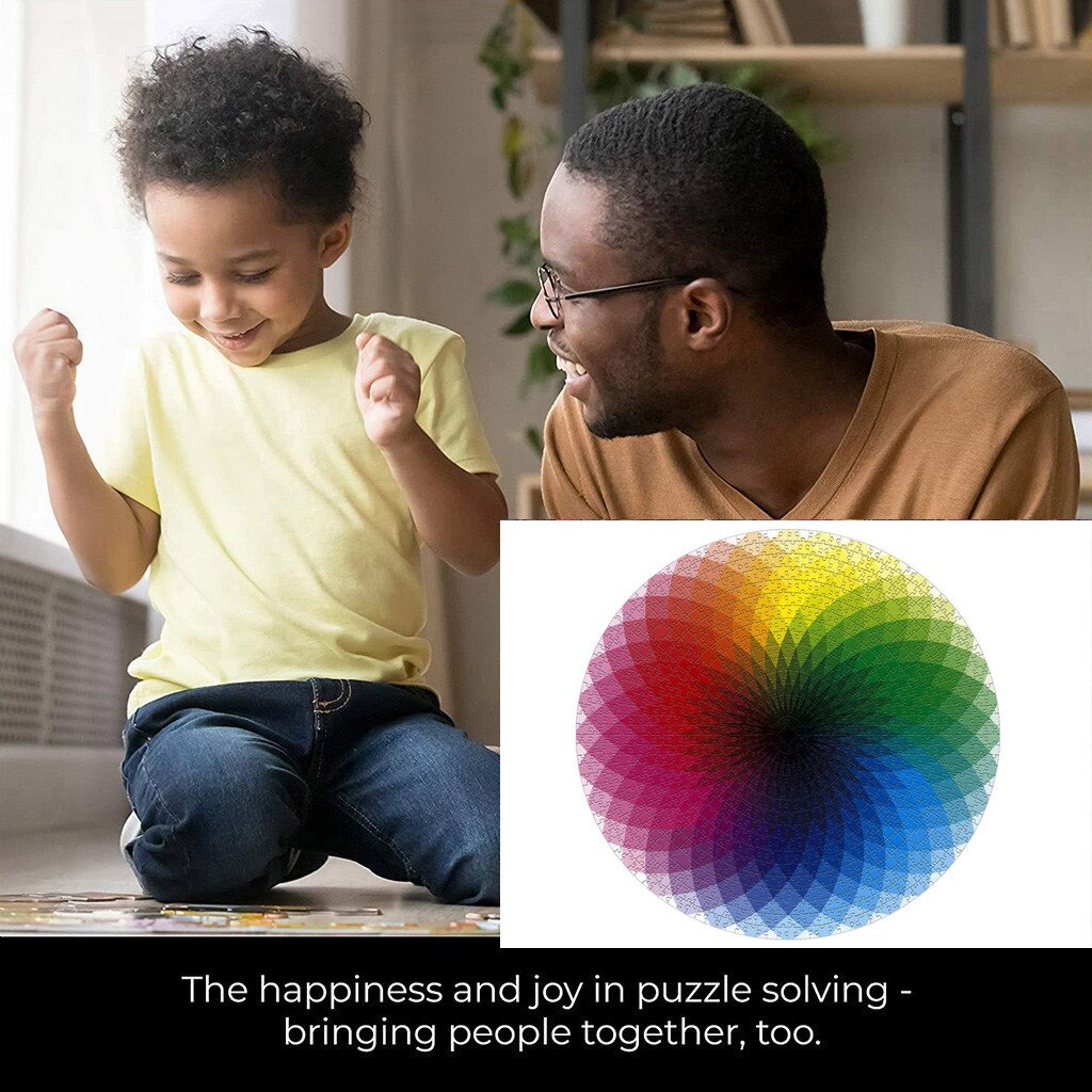 Gradient Color Puzzle 1000 Piece Adult Children Pu... – Grandado
