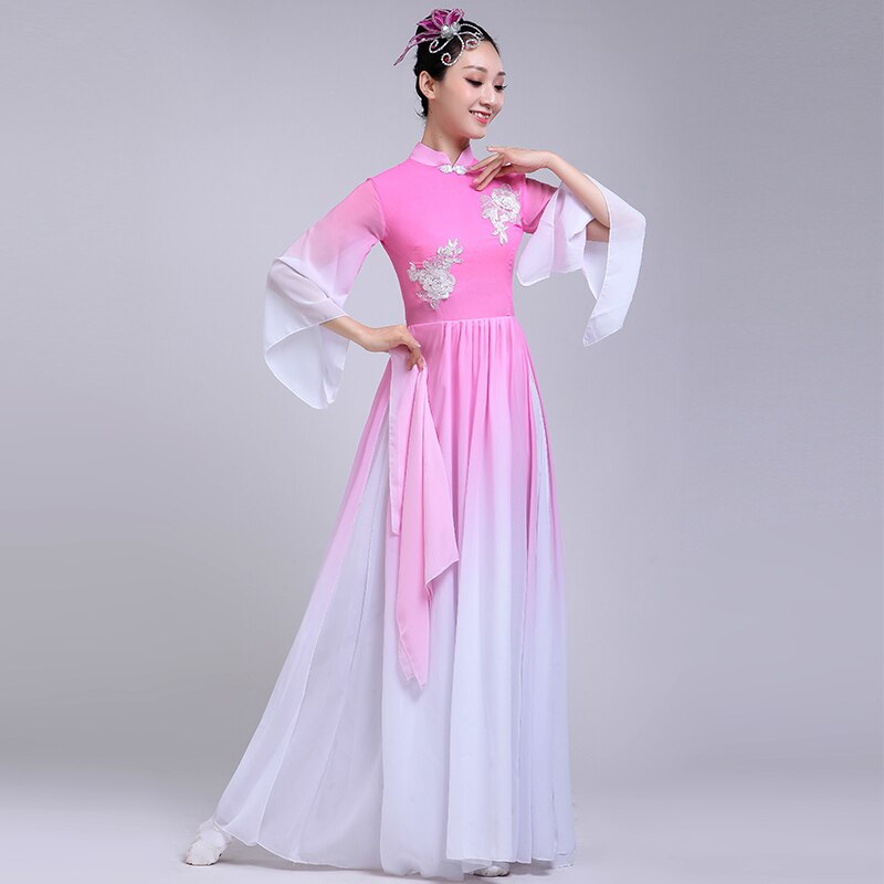 Chinese style Hanfu hmong classical dance costumes... – Grandado