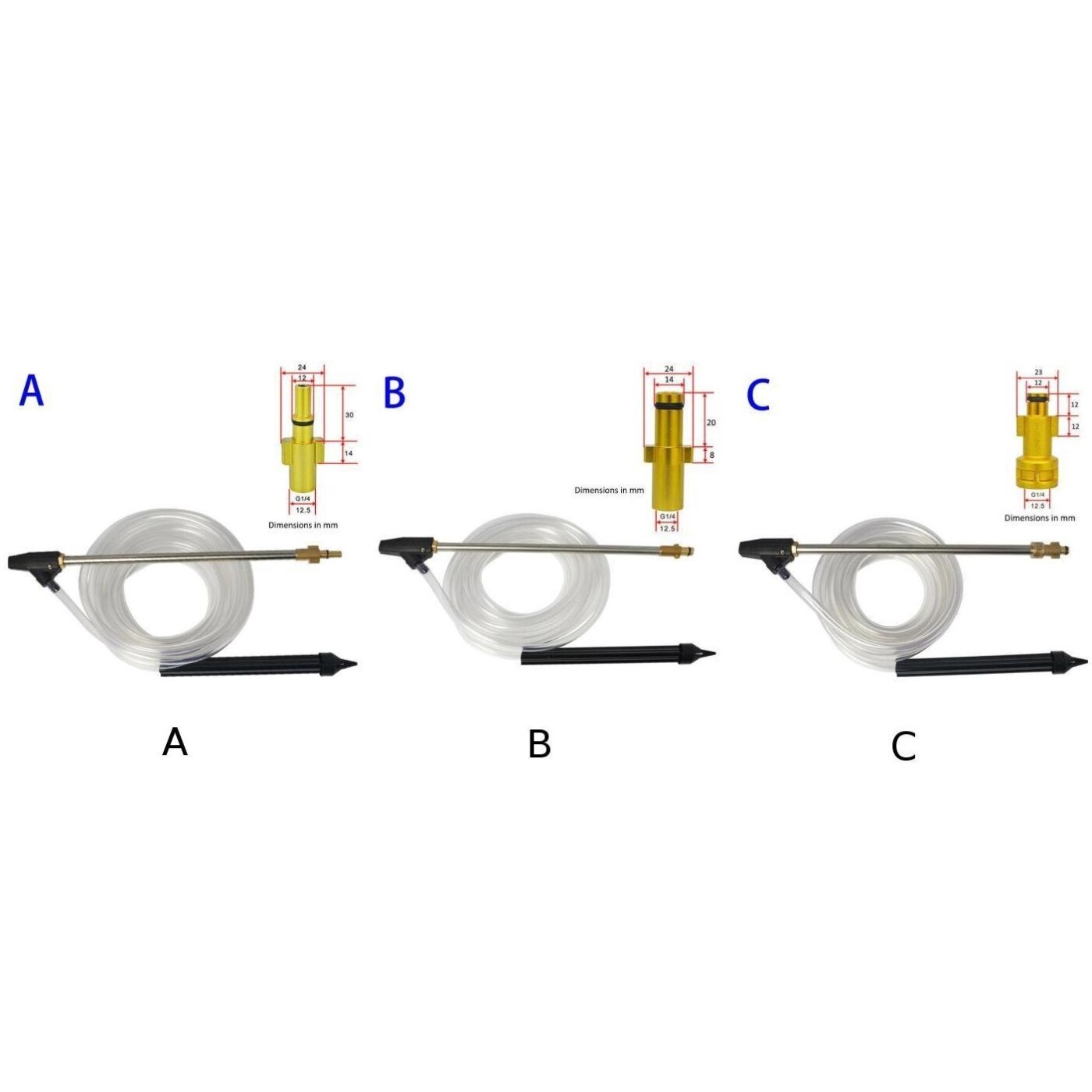 60°C / 140°F High Pressure Washers Set Sandblaster... – Grandado