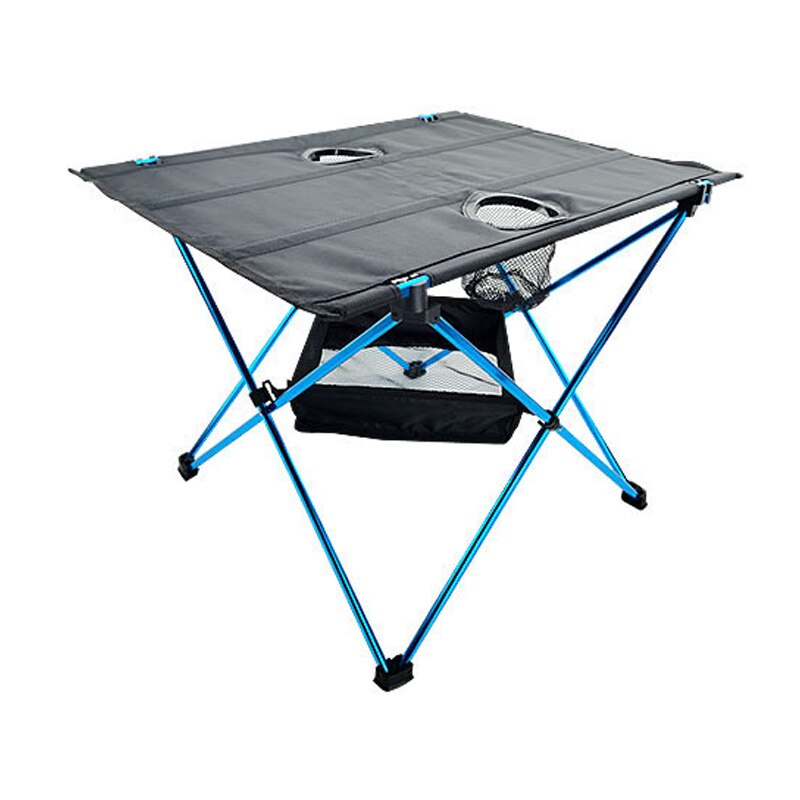 Lightweight Camping Table with Cup Holder & Alumin... – Grandado