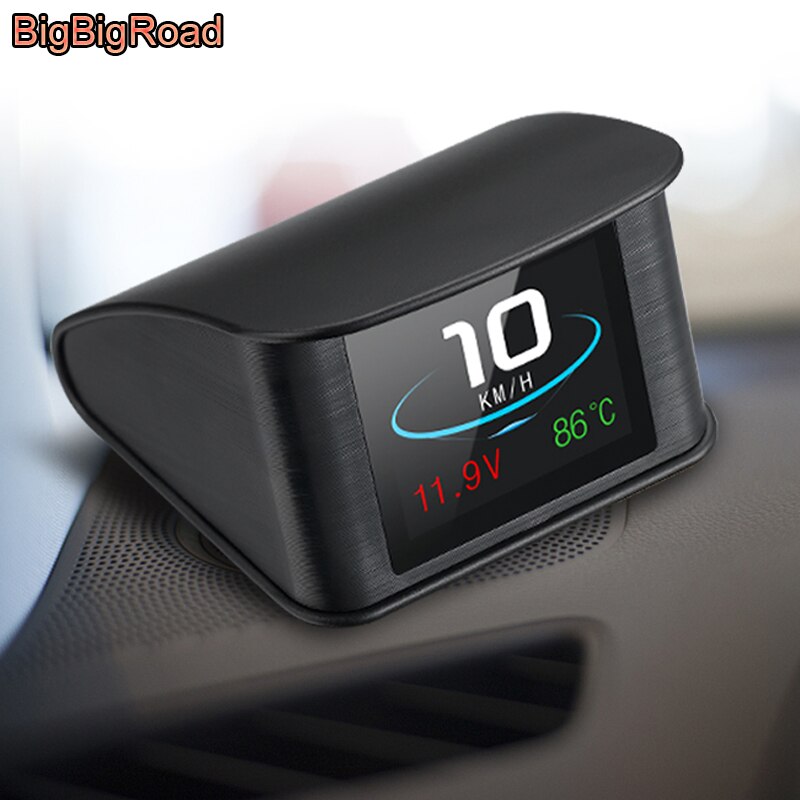 BigBigRoad Car Hud OBD 2 Computer Windscreen Proje... – Grandado