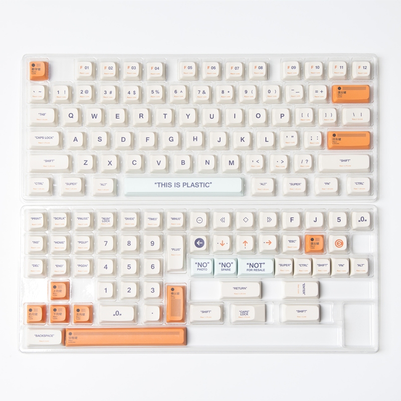 XDA Plastic Theme Keycaps PBT XDA Profile DYE-SUB ... – Grandado