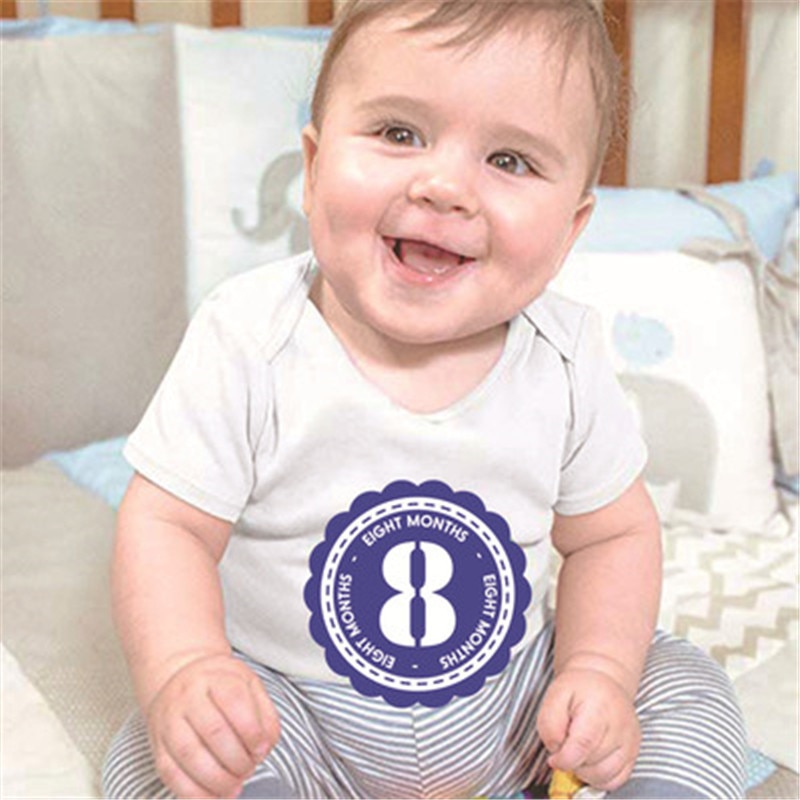 12 Sheet Milestone Digital Photo Sharing Round Car... – Grandado