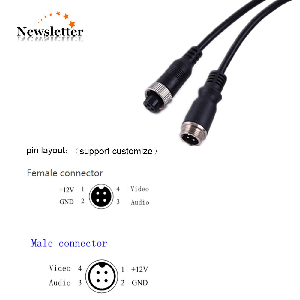 Waterproof 4 pin Aviation from Male to Female Exte... – Vicedeal