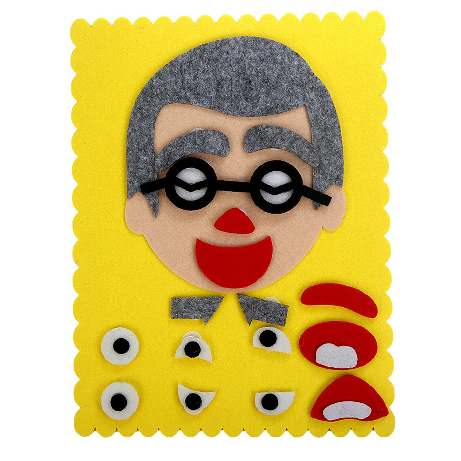 DIY Emotion Facial Expression Change Non-woven Sti... – Vicedeal