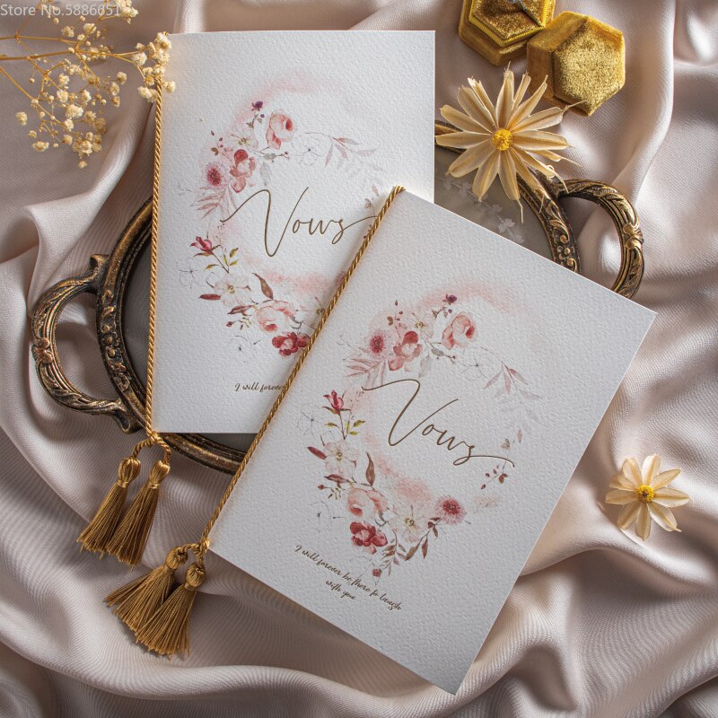 Oath Card Marriage Commitment Bride's French S... – Grandado