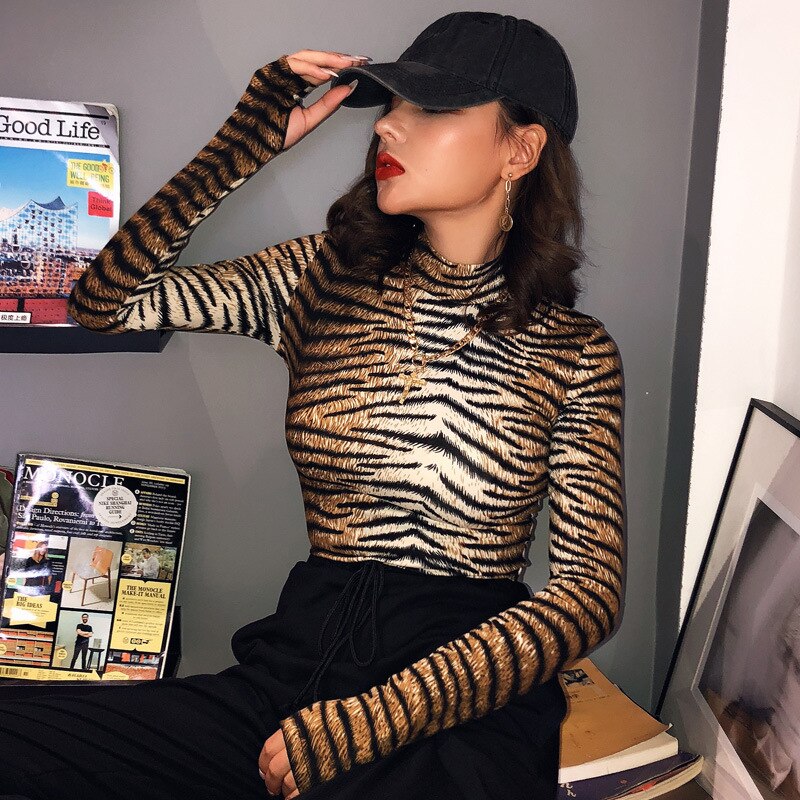 Toplook Tiger Print Sexy Bodysuit Bodycon Women Cl... – Vicedeal