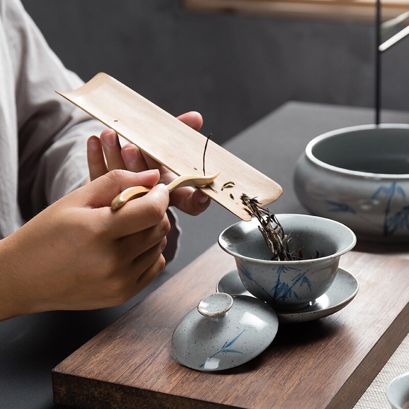 The tea set of the ceramic gongfu tea ware made of... – Grandado