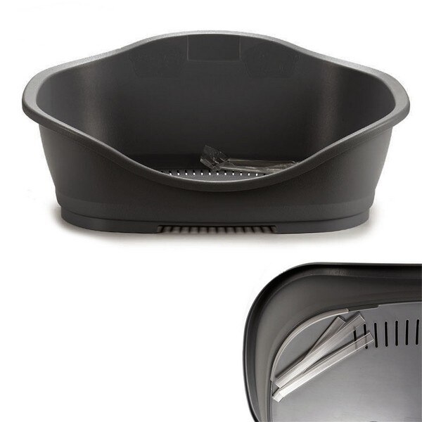 Hond Bed Grey Plastic (49X27,5X68 Cm) – Vicedeal