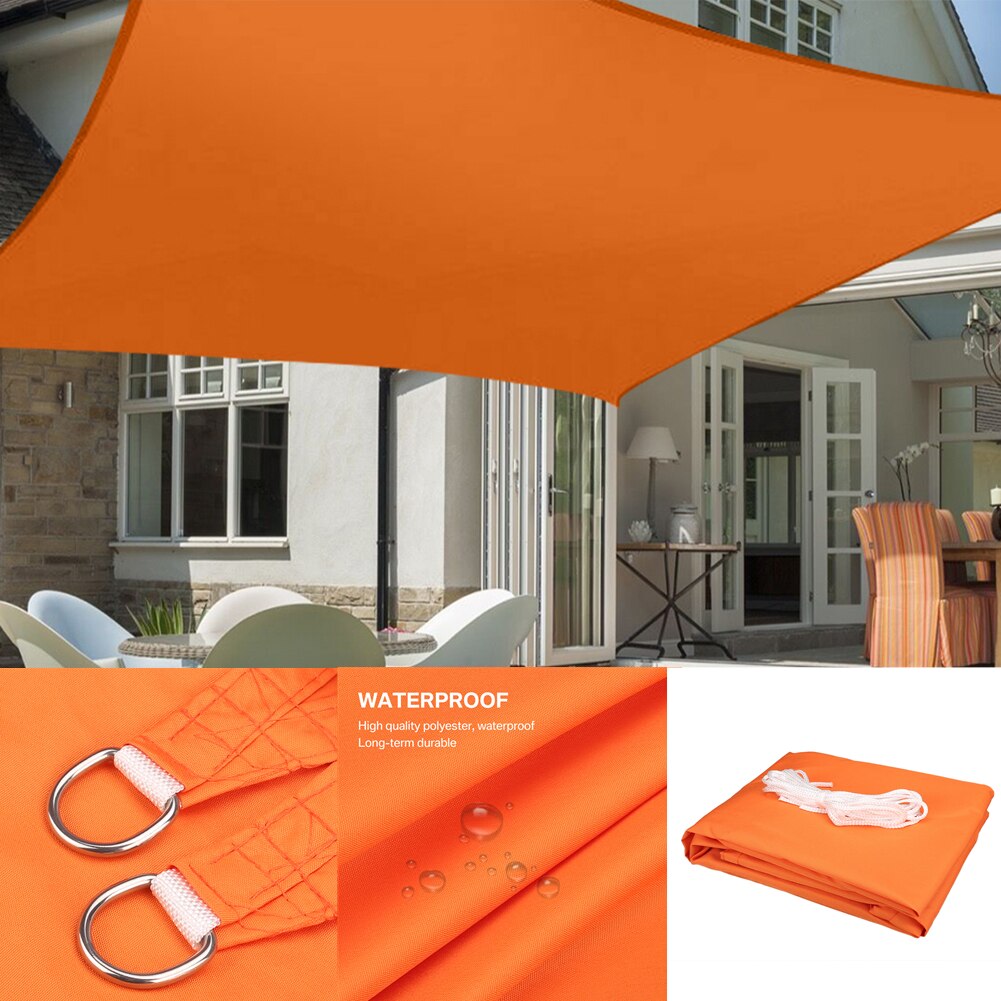 280 gsm aurinkosuojapurjemarkiisi 4 x 3m suorakait... – Vicedeal