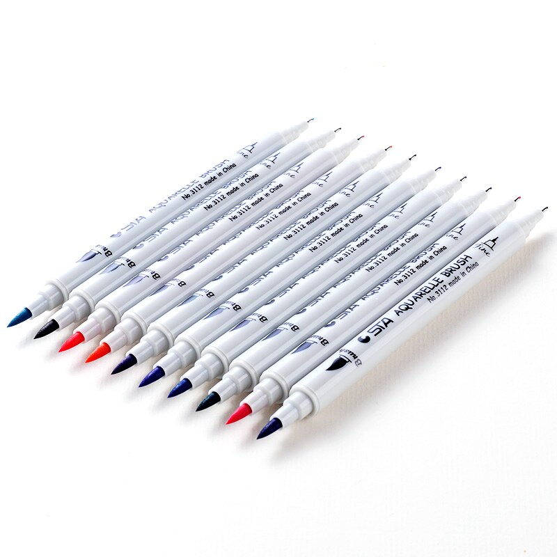 STA 12/24/36/48/80Colors Set Sketch Marker Pens Tw... – Grandado