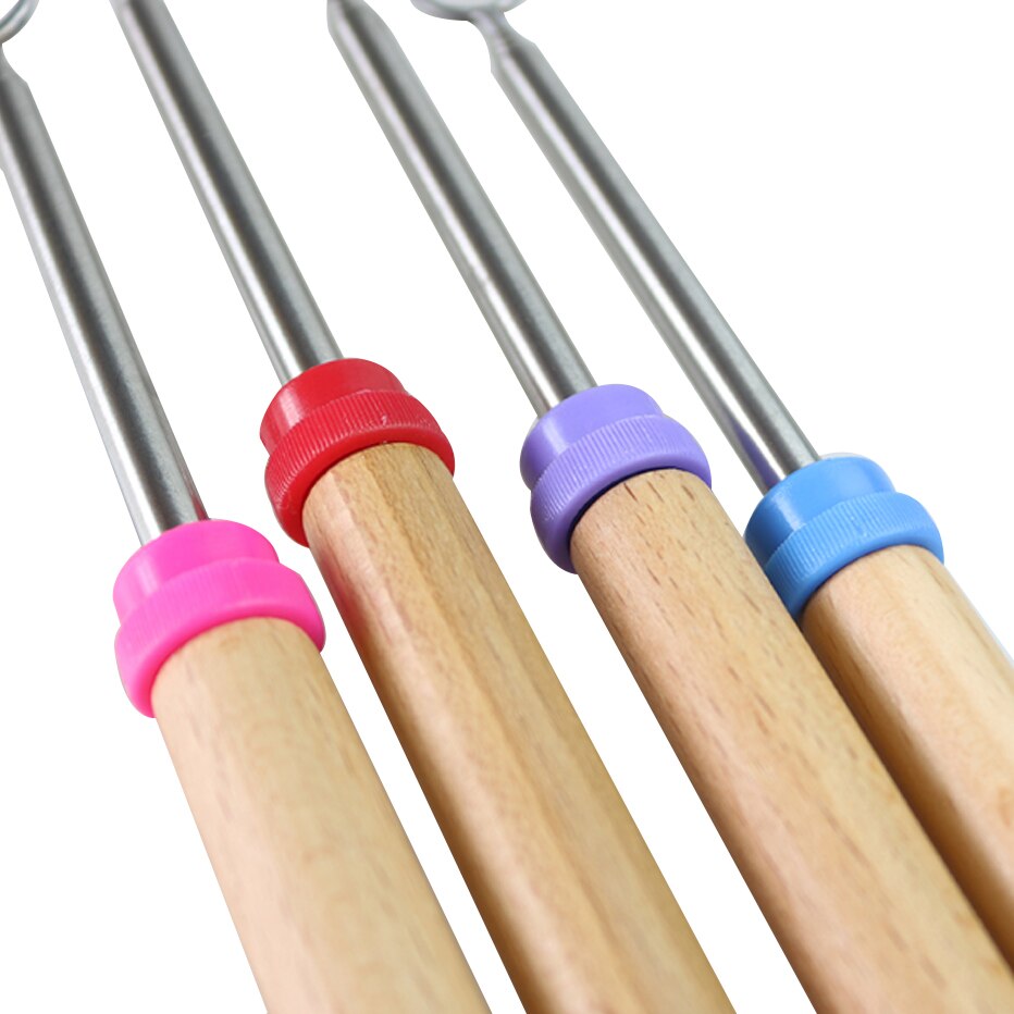 Basedidea U-Shape BBQ Sticks Wooden Handle Roastin... – Vicedeal