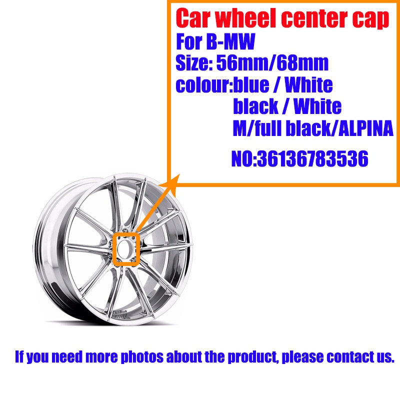 20pcs Blue white 68mm 10 pin Auto Car Wheel Center... – Vicedeal
