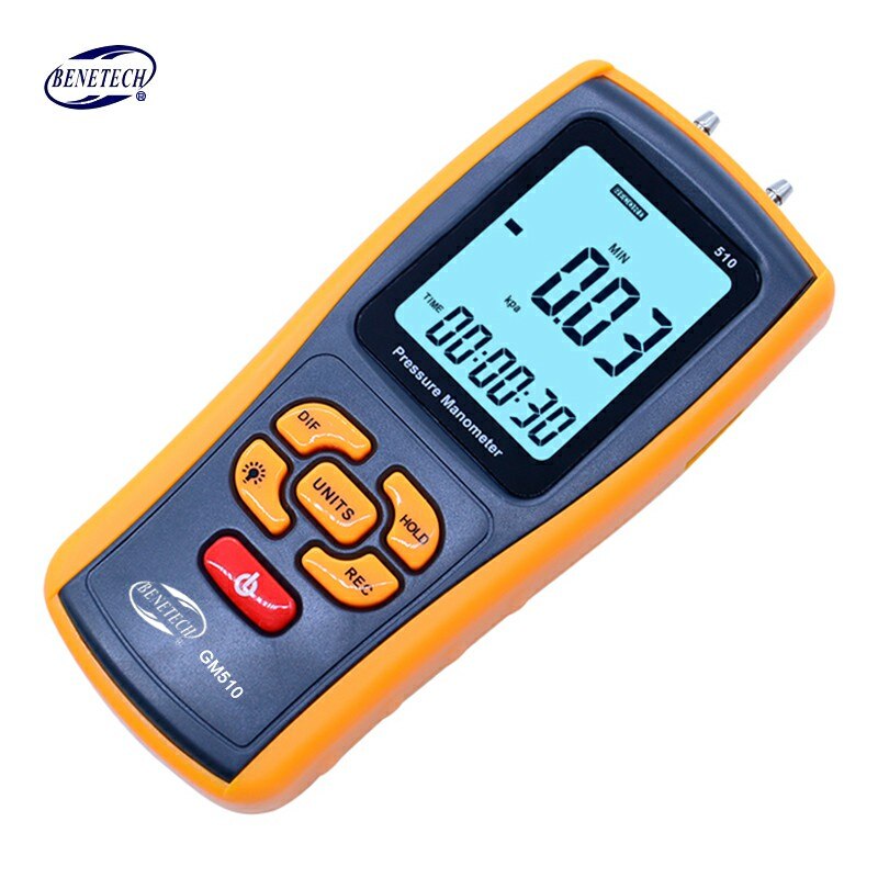 Portable Digital LCD display Pressure manometer GM... – Grandado