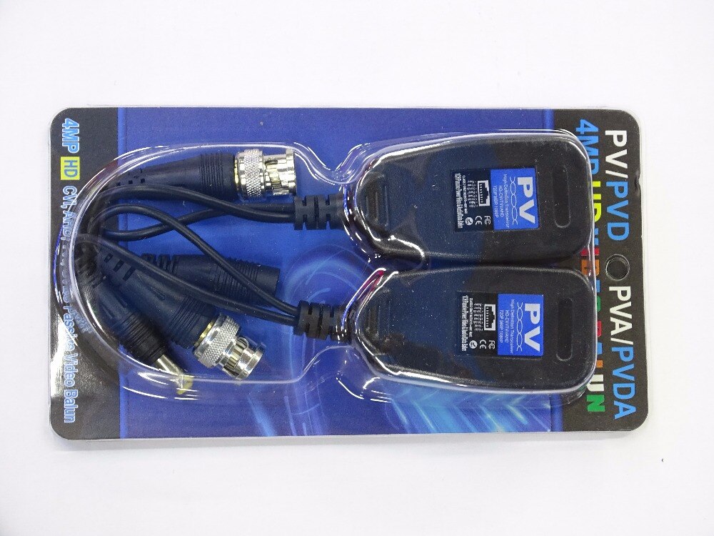 5 pair RJ45 CCTV Balun Video Balun Transceiver Pow... – Grandado