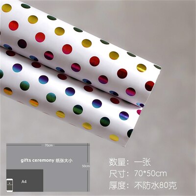 50x70cm Colorful Wrapping Paper Roll for Wedding K... – Grandado
