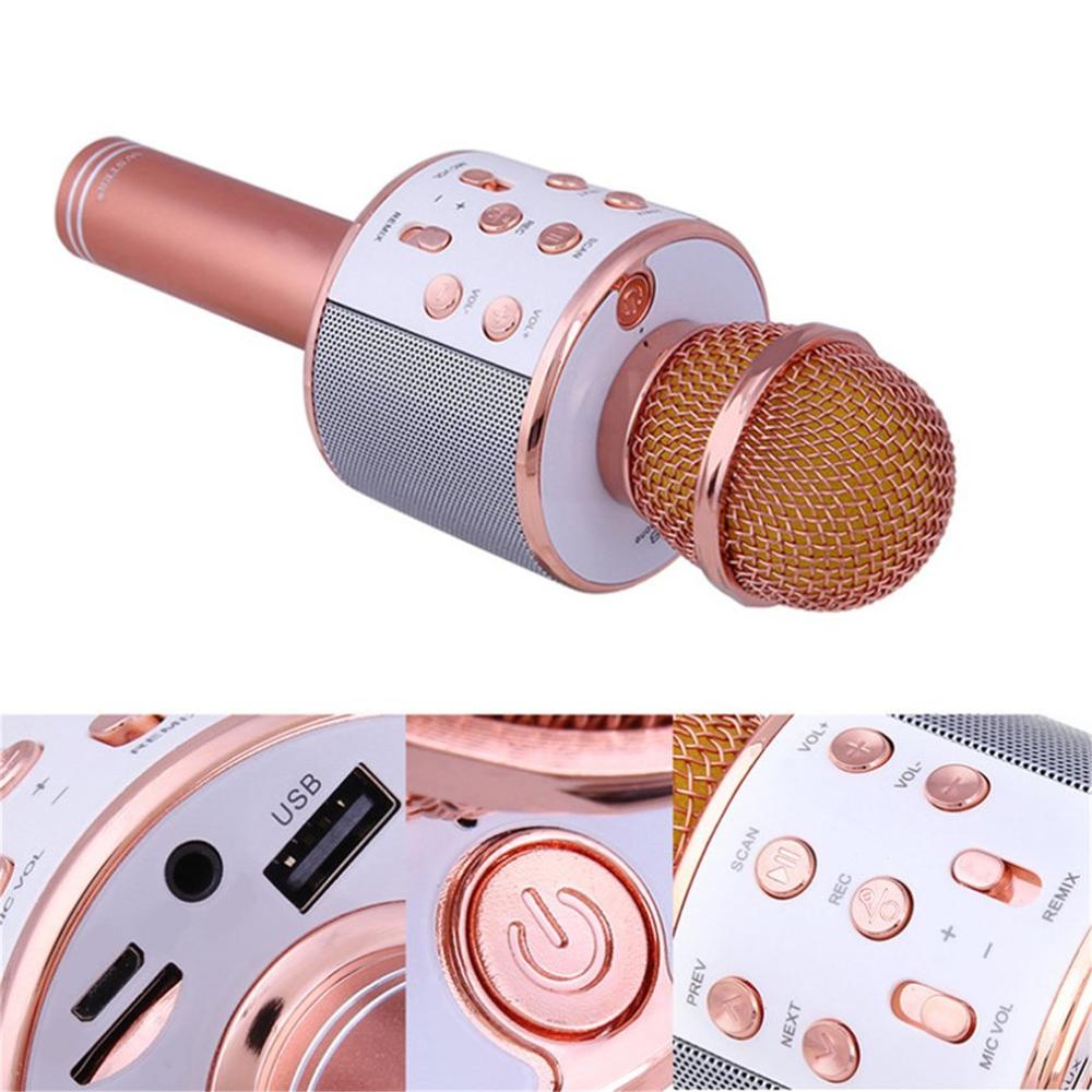 Portable Bluetooth Karaoke Microphone Wireless Spe... – Vicedeal