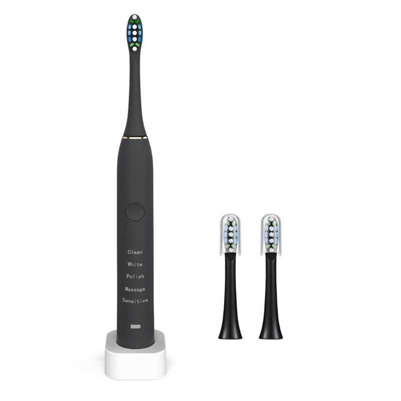IPX7 Ultrasonic Electric Toothbrush Waterproof Dwa... – Grandado