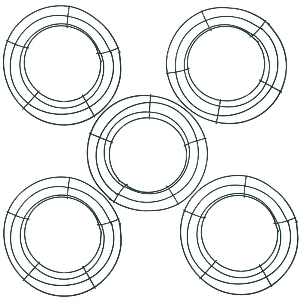 5Pcs Iron Wreath Frame Round Wire Wreath Making Ri... – Vicedeal