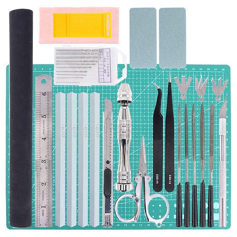 43 PCS Model Tools Kit Modeler Basic Tools Craft S... – Grandado