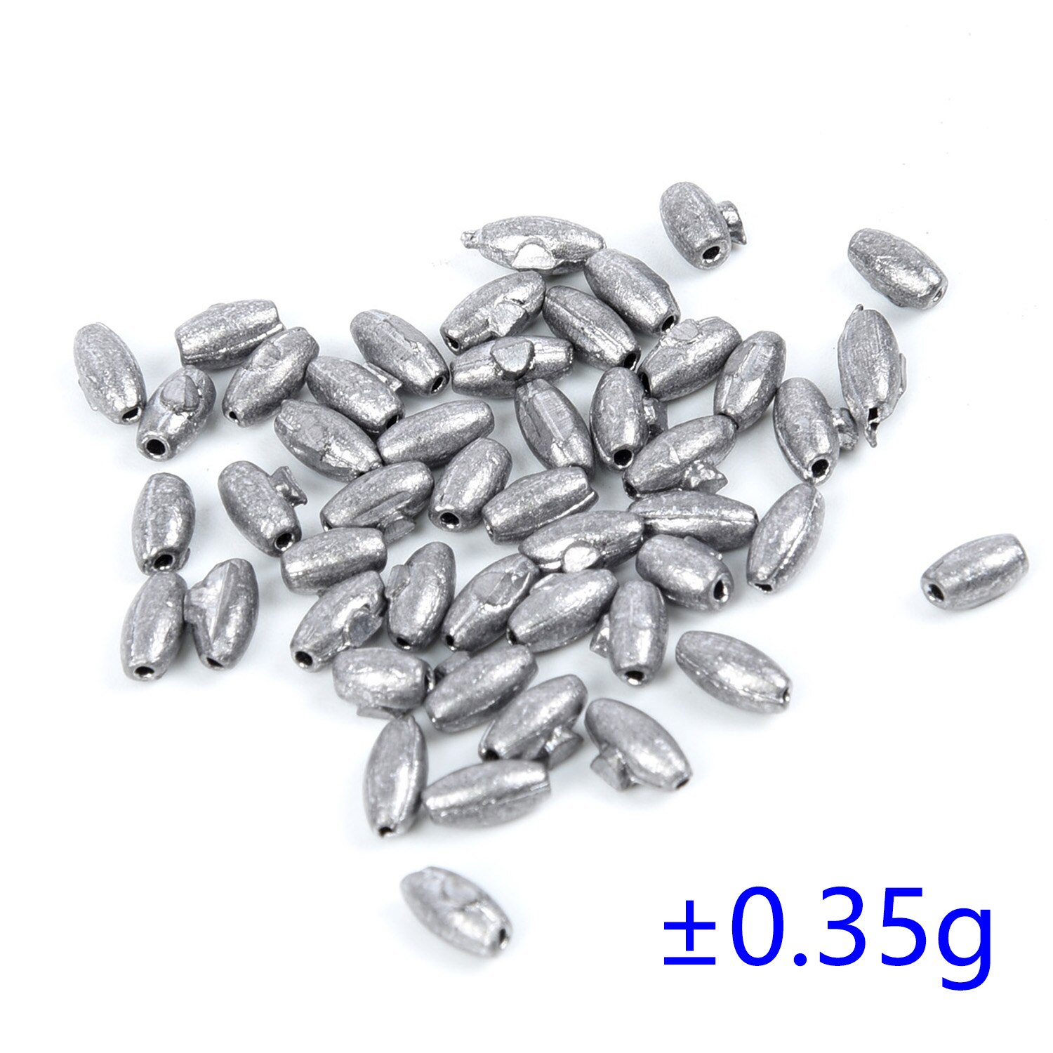 50 Pcs Fishing Olive Shape Rig Sinkers Net Weight ... – Vicedeal