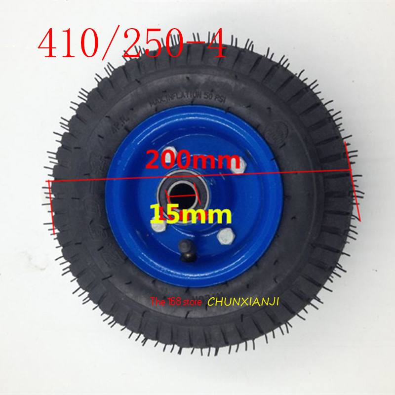 Pneumatic tire for 8-inch trolley 410/250-4 wheelb... – Vicedeal
