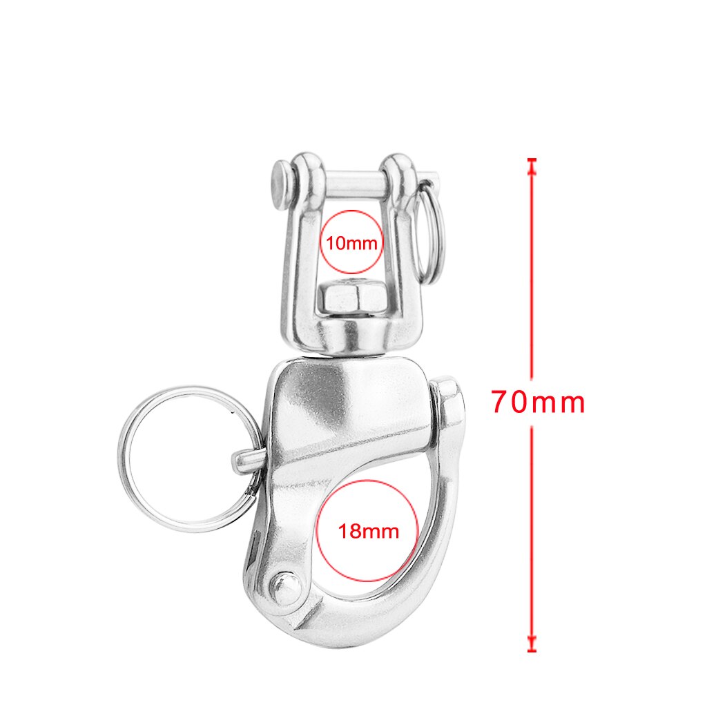 Swivel Eye Snap Shackle Anchor Rigging 316 Stainle... – Grandado