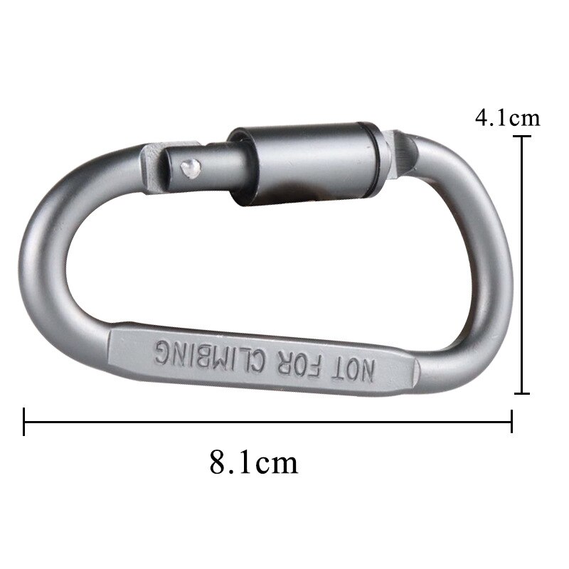 Aluminum D-Ring Spring Loaded Gate Small Keychain ... – Vicedeal
