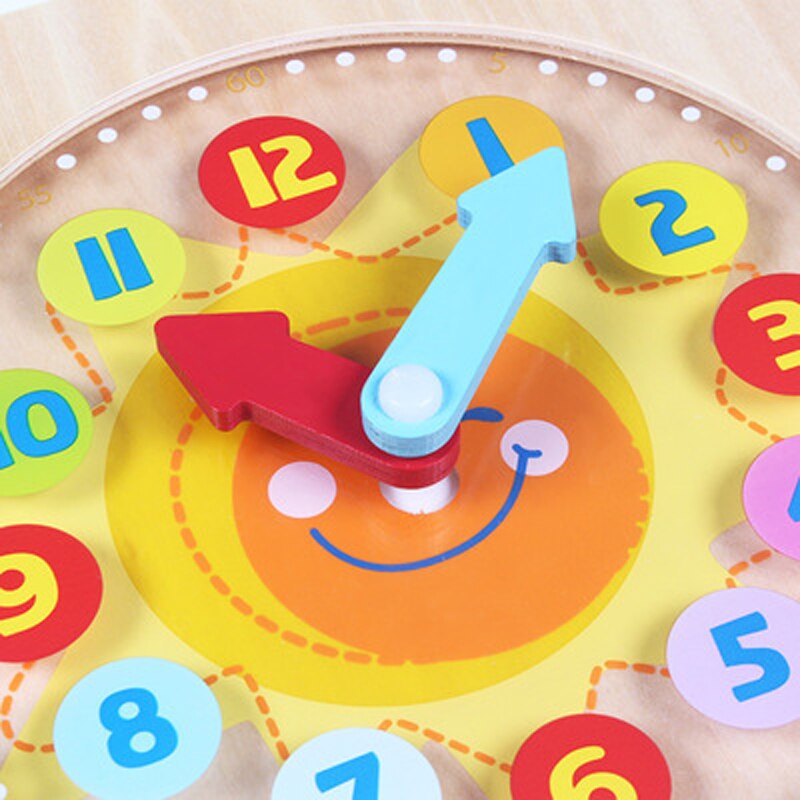 Digital Wooden Clock Early Childhood Education Chi... – Vicedeal