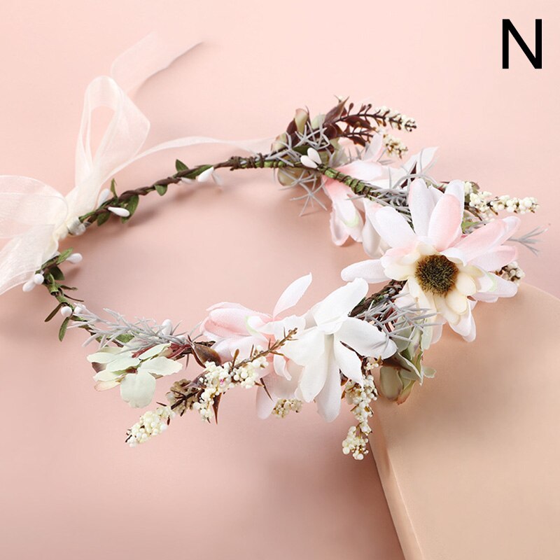 Flower Headband Spring Bohemian Flower Crowns Flor... – Grandado