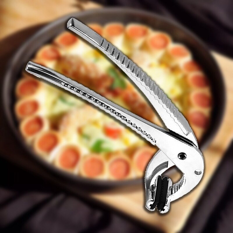Stainless Steel Kitchen Tongs Pizza Pan Gripper Ba... – Grandado