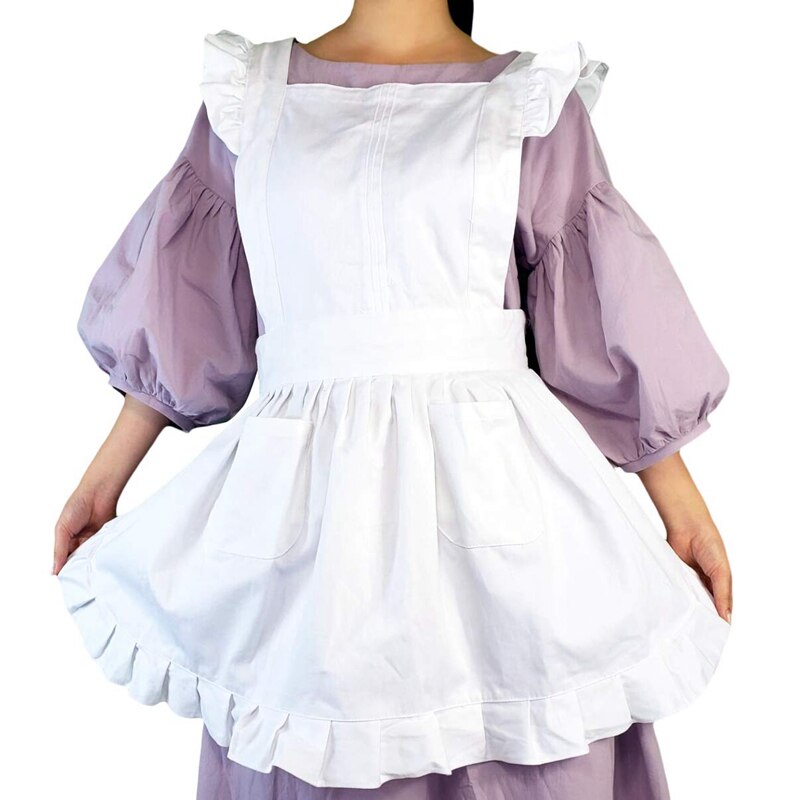2 Stuks Elegante Victoriaanse Schort Maid Overalls... – Grandado