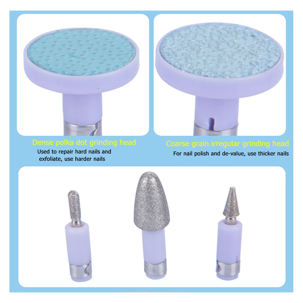 Electric Nail Sander Pedicure Manicure Kit Portabl... – Vicedeal