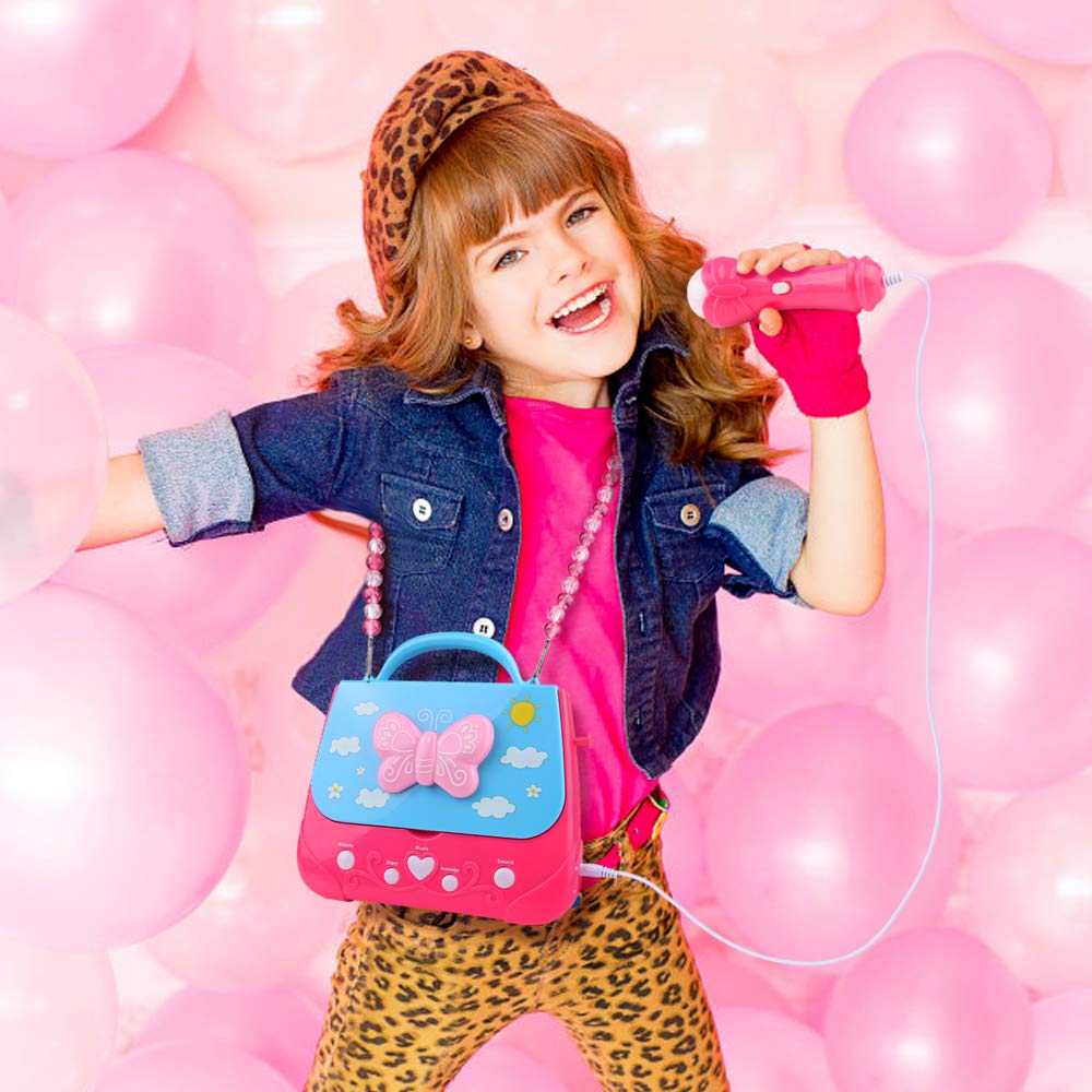 Barn karaoke maskin flickor karaoke maskin leksake... – Grandado
