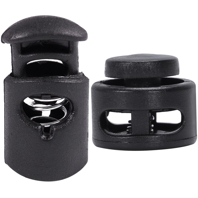 10 Pcs 4 mm Dia Double Hole Cable Stopper Cord End... – Grandado