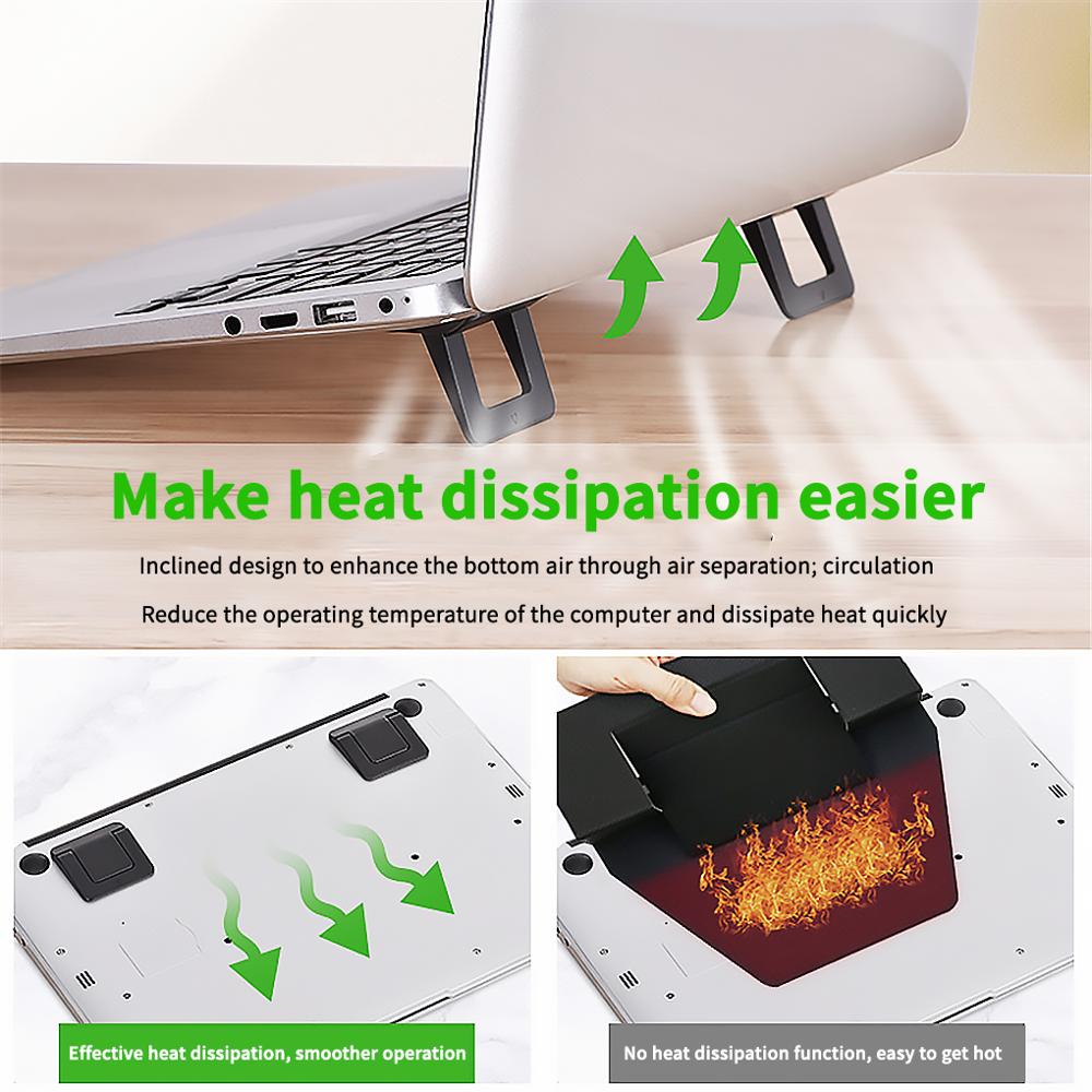 1 Piar Laptop Stand for MacBook Pro Universal Desk... – Vicedeal