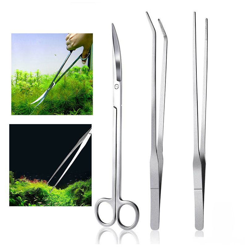 3Pcs Aquarium Tank Tool Kit Live Plants Grass Stai... – Grandado