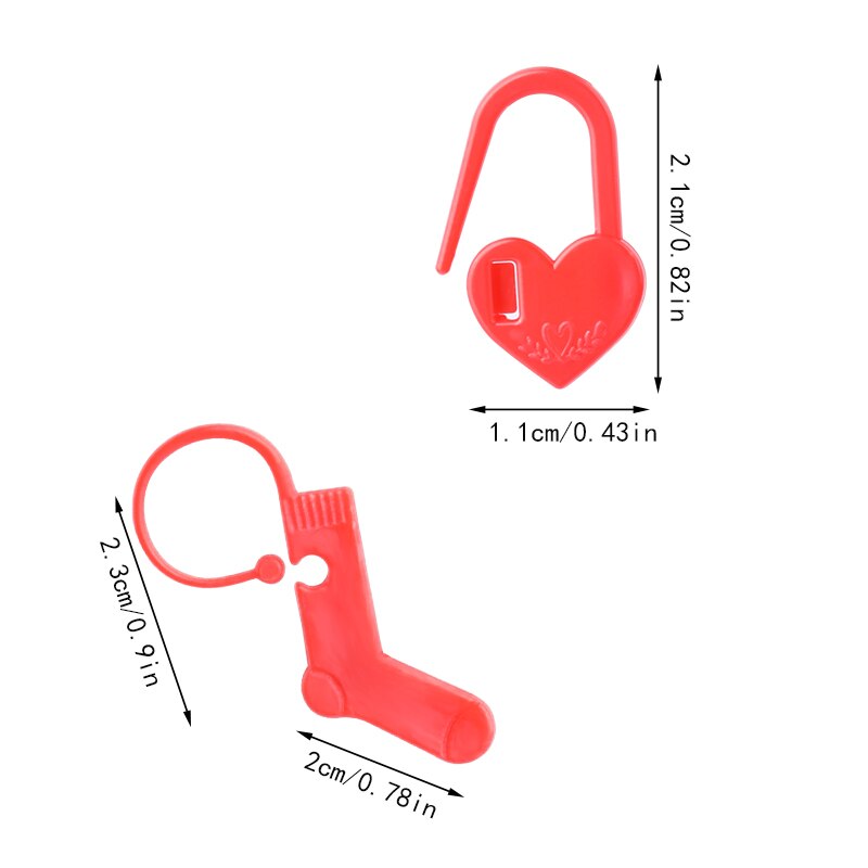 Imzay 30/50 Pcs Rode Kleur Plastic Veiligheid Pins... – Grandado