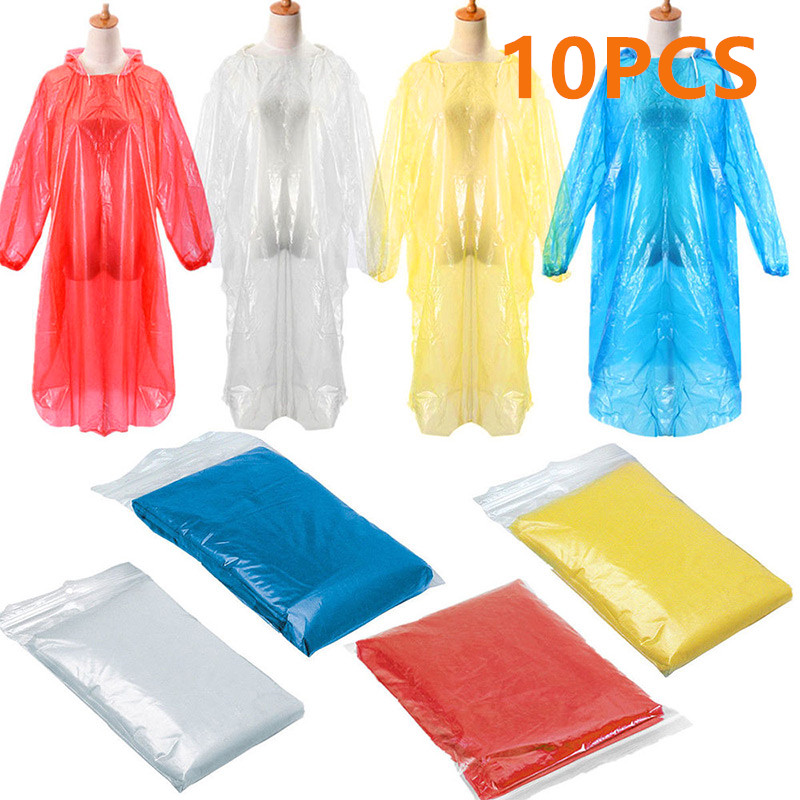 50pcs Disposable Raincoat Transparent Emergency Pr... – Vicedeal