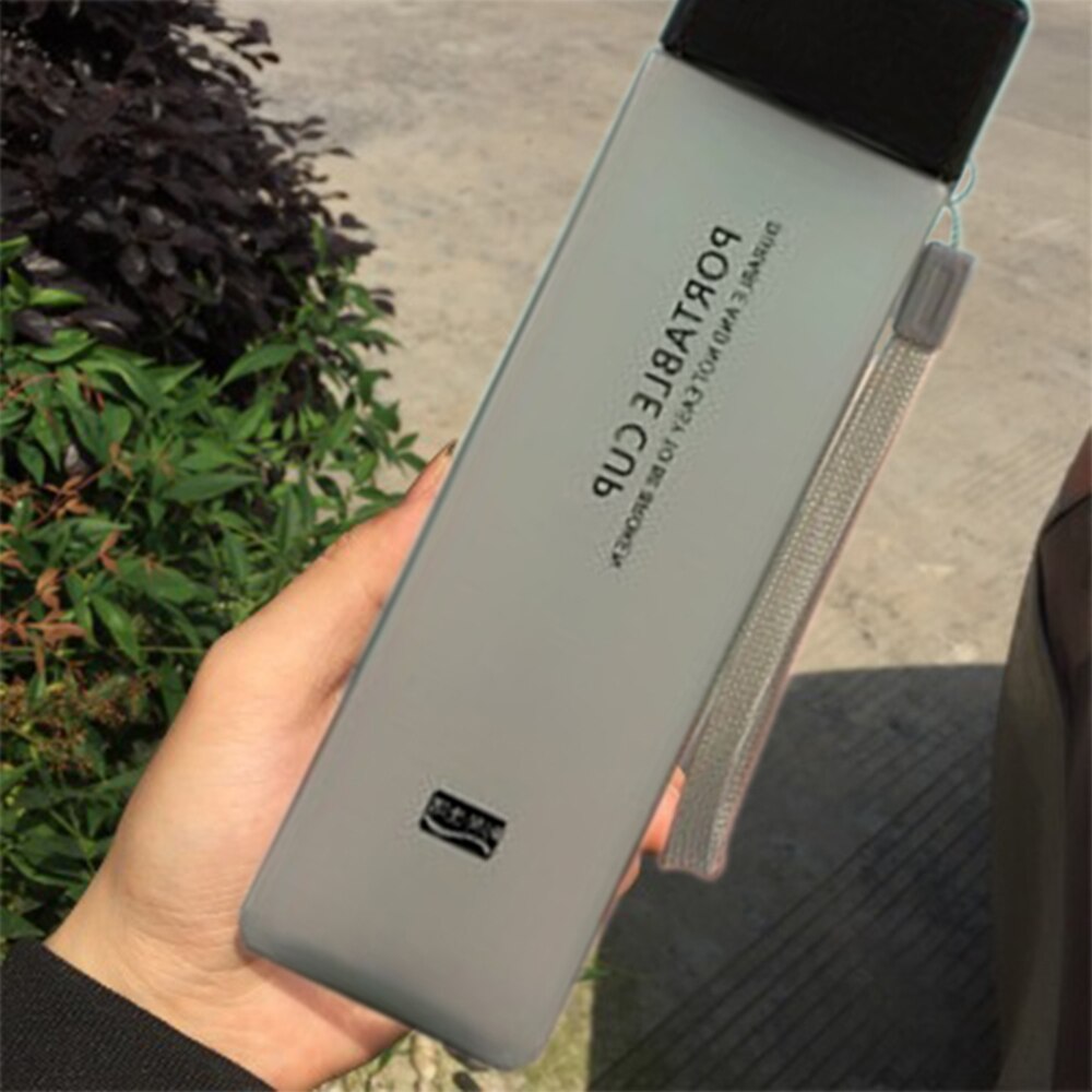 450ml Transparent Square Plastic Matte Water Cup O... – Vicedeal