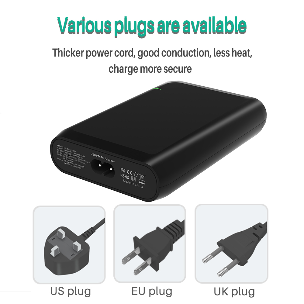 PD 100W Multi GaN Dual USB Type C Fast Charger For... – Vicedeal