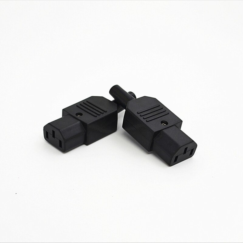 Iec Straight Cable Plug Connector C13 C14 10a 250v Grandado