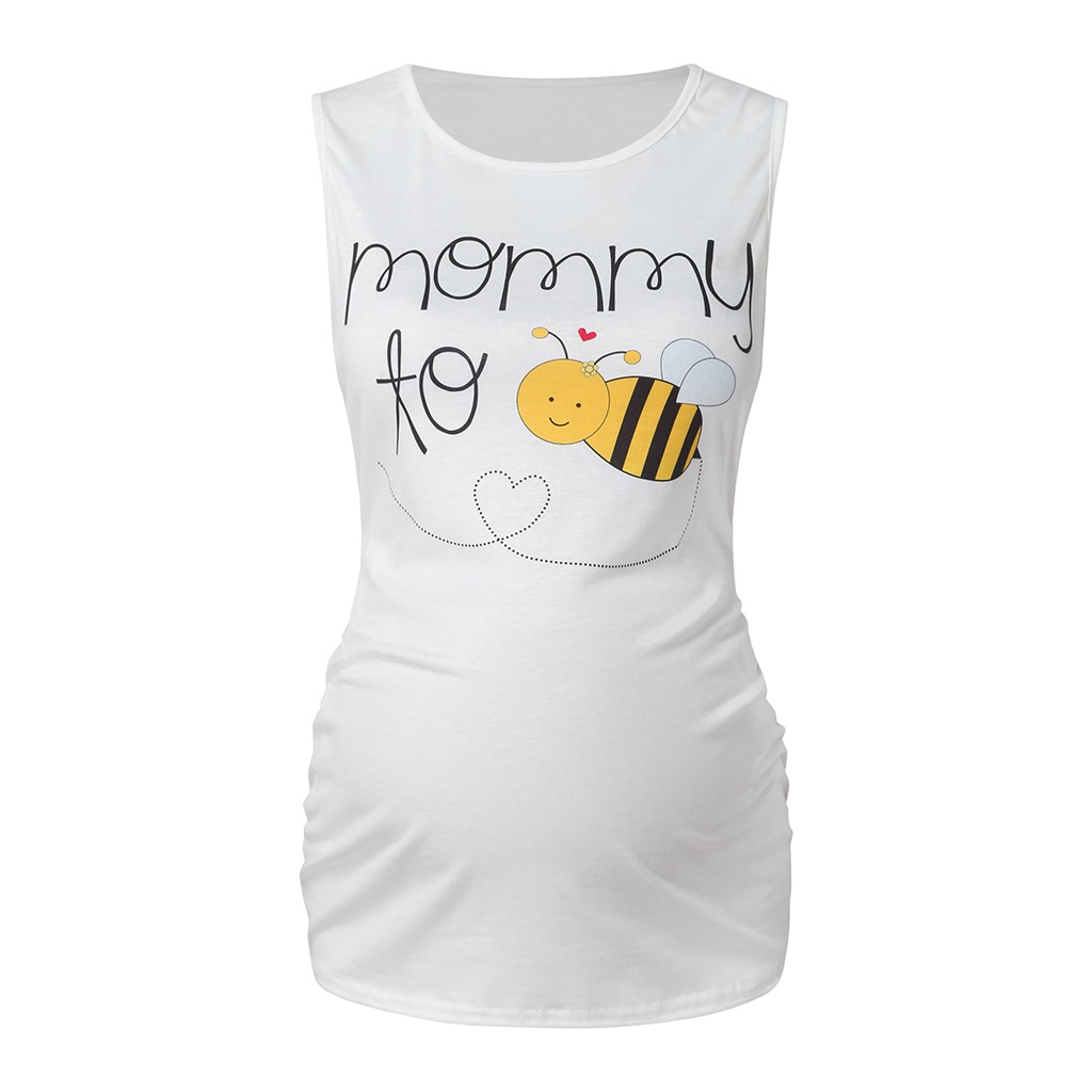 Pregnancy Clothes Women Maternity Sleeveless Carto... – Grandado