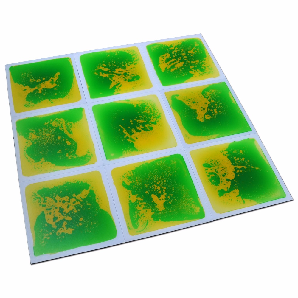 Colorful Liquid Floor Tile 12x12inch Green Home De... – Vicedeal