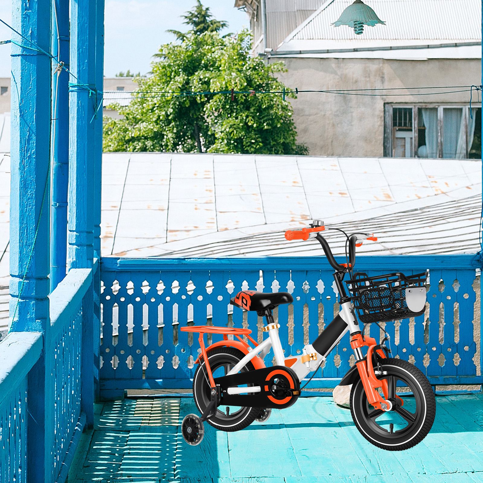 1 Pair Kid Bike Training Wheels Auxiliary Wheels R... – Grandado