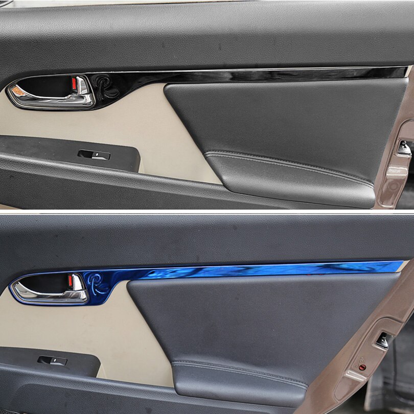 4 st rostfritt stål inre dörrhandtag skål trim loc... – Grandado