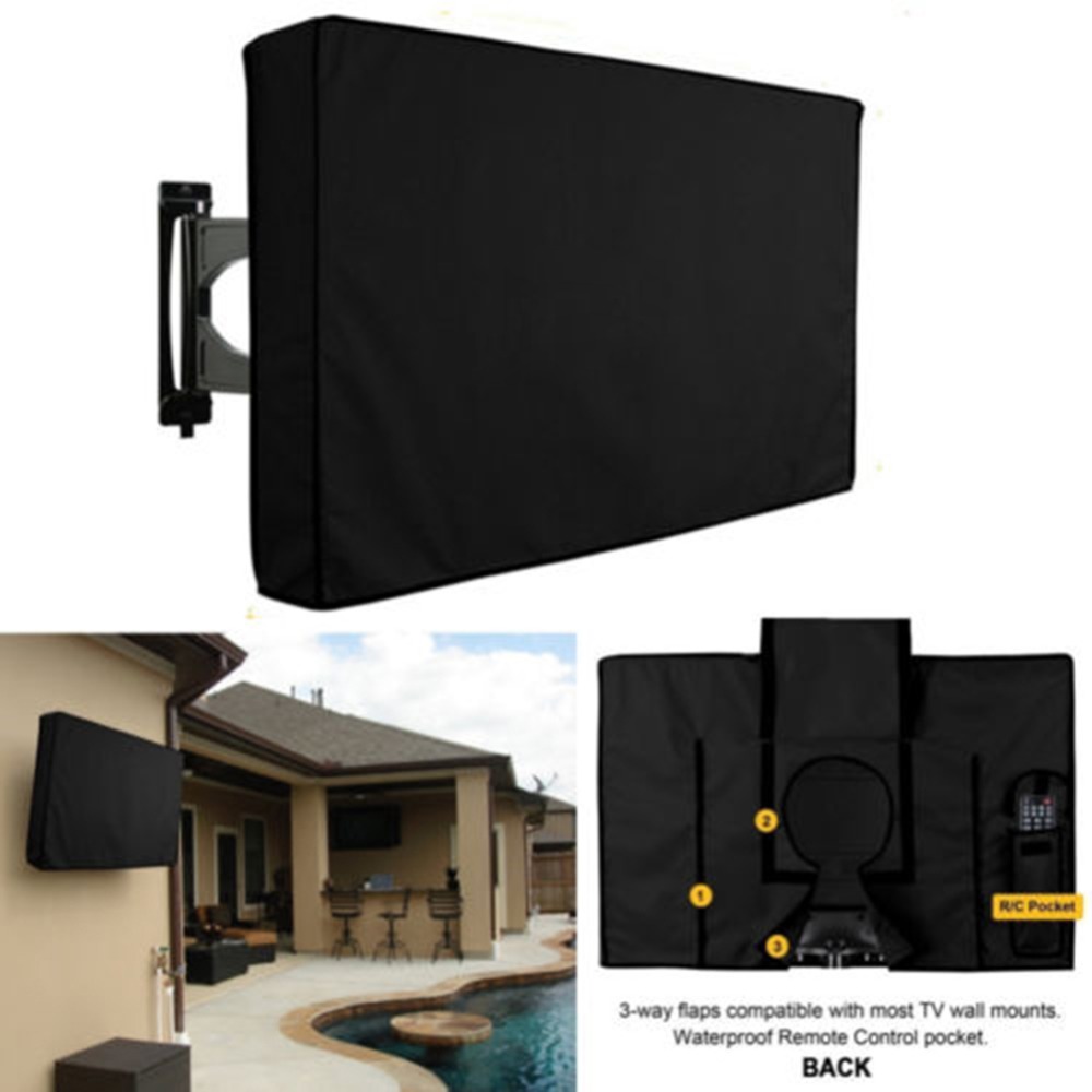 Outdoor TV Cover 22-65inch WITH BOTTOM COVER Weath... – Grandado