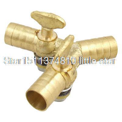 Three Way Dual Outlet Y Shape Gold Tone Gas Contro... – Grandado
